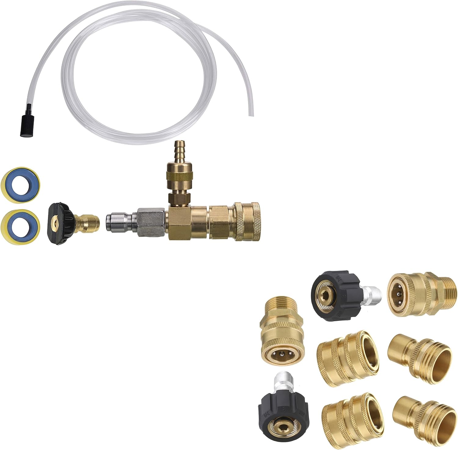 Amazon.com: M MINGLE Adjustable Chemical Injector Kit for Pressure ...