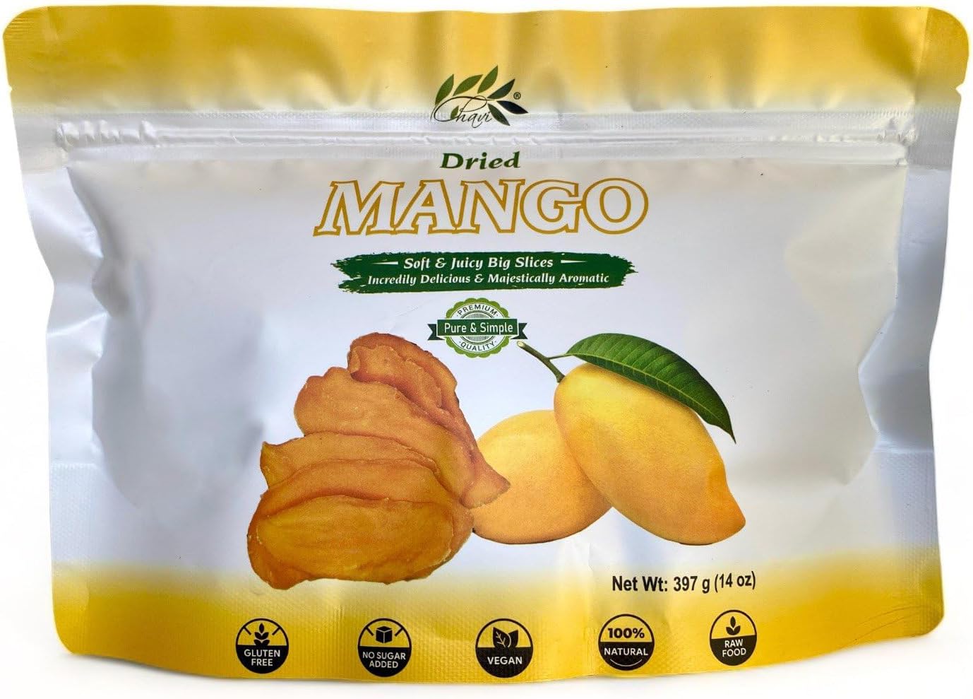 Amazon.com: CHEERFARM Vietnam Dried Mango No Sugar Added, Premium Dry ...