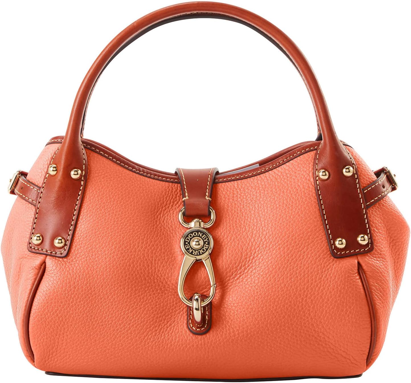 Amazon.com: Dooney & Bourke Handbag, Pebble Grain Small Logo Lock ...