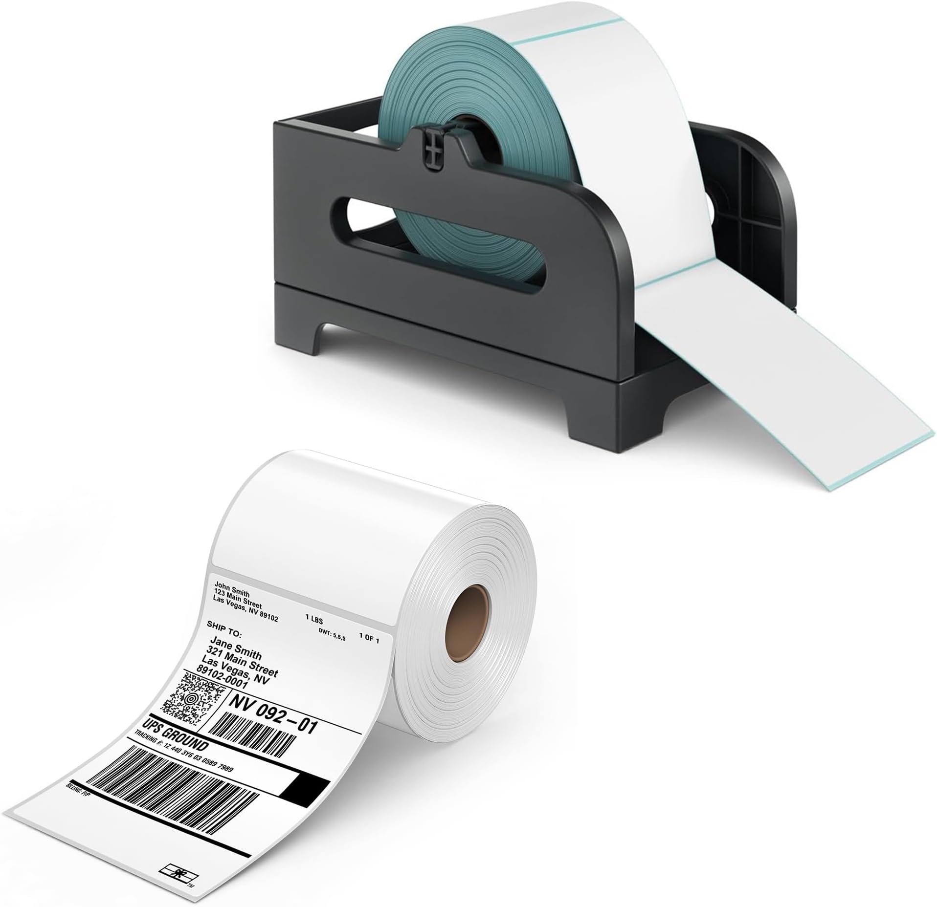 Amazon.com : Rollo 500 Pack of 4x6 Thermal Labels and Label Holder ...