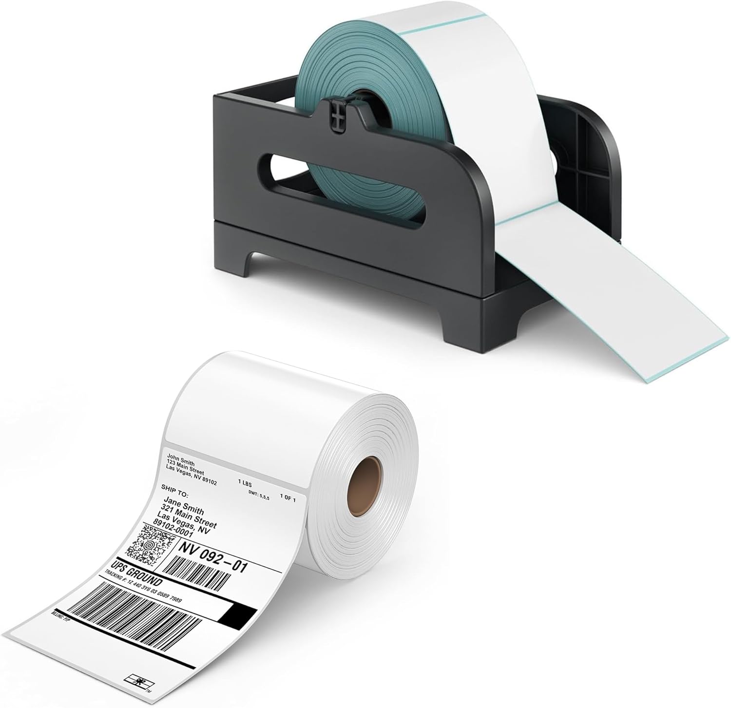 Amazon.com : Rollo 500 Pack of 4x6 Thermal Labels and Label Holder ...