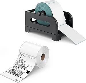 Amazon.com : Rollo 500 Pack of 4x6 Thermal Labels and Label Holder ...