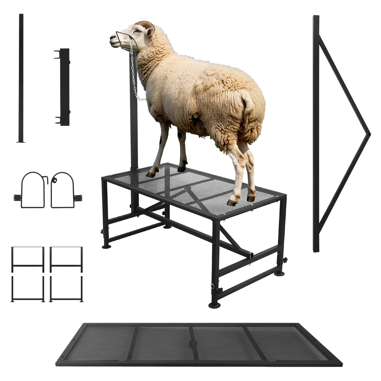 Amazon.com: Goat Stand 47x23 Inch, 600lbs capacity Livestock Stand ...