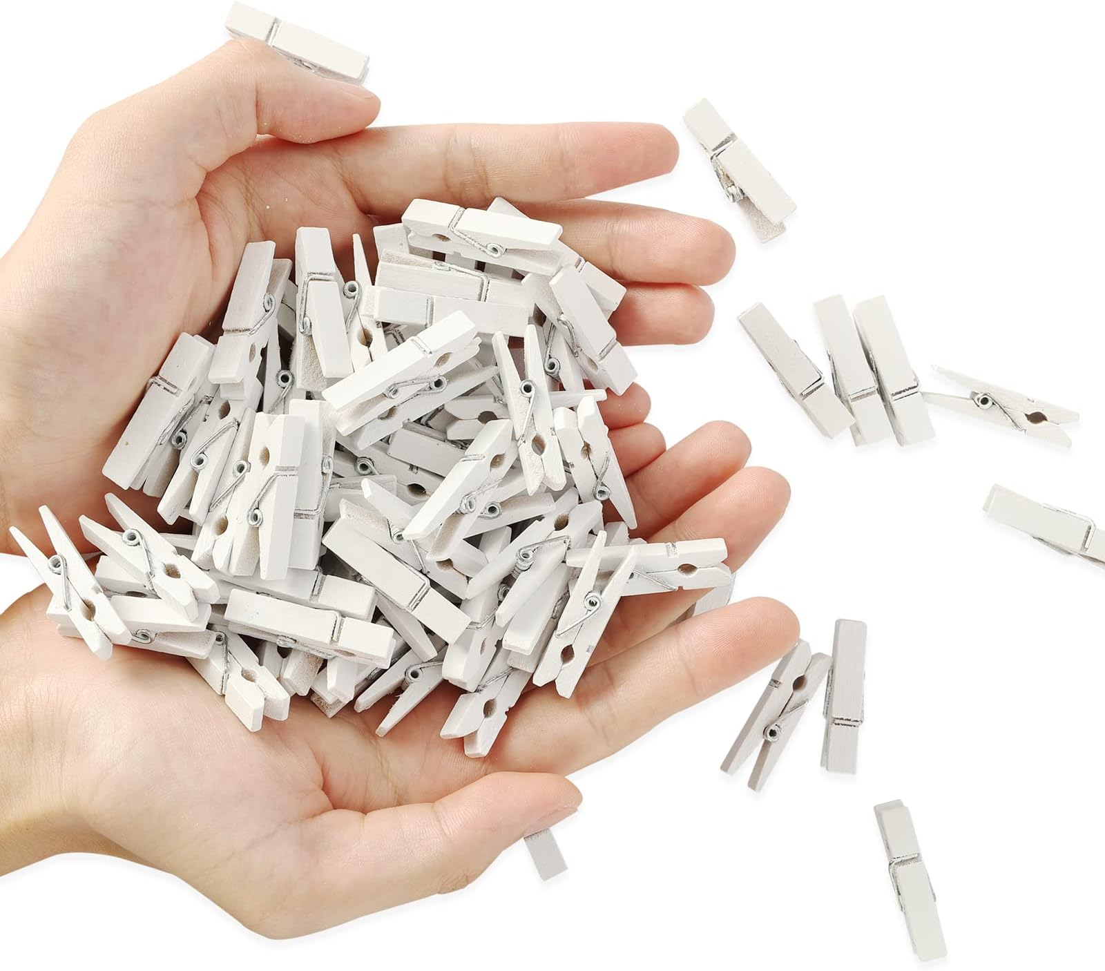 Amazon.com: Mini Photo Clips, 128 Pcs, 1.4 Inch Small Wooden ...