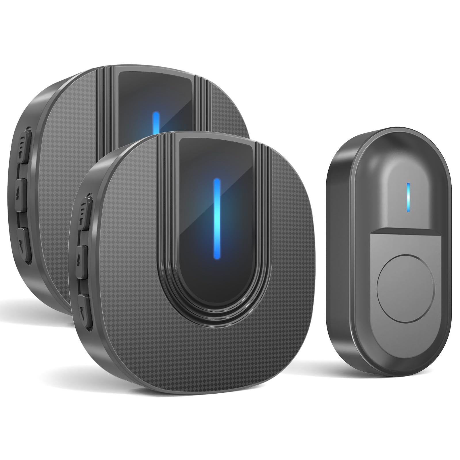 Wireless Doorbell, Waterproof Wall Plug-in Cordless Door Chime Kit with ...