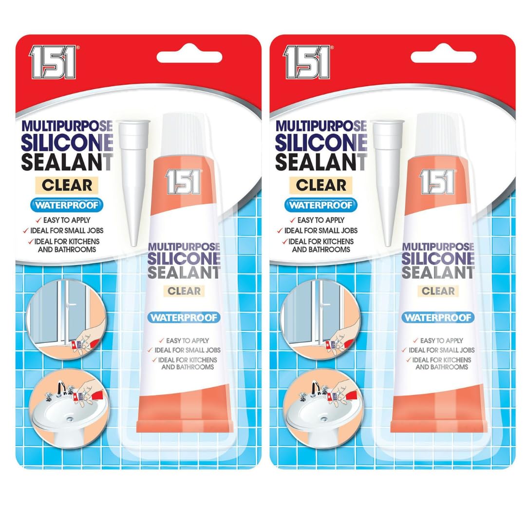 Clear Silicone Sealant | Multipurpose Waterproof Silicone Sealant CLEAR ...