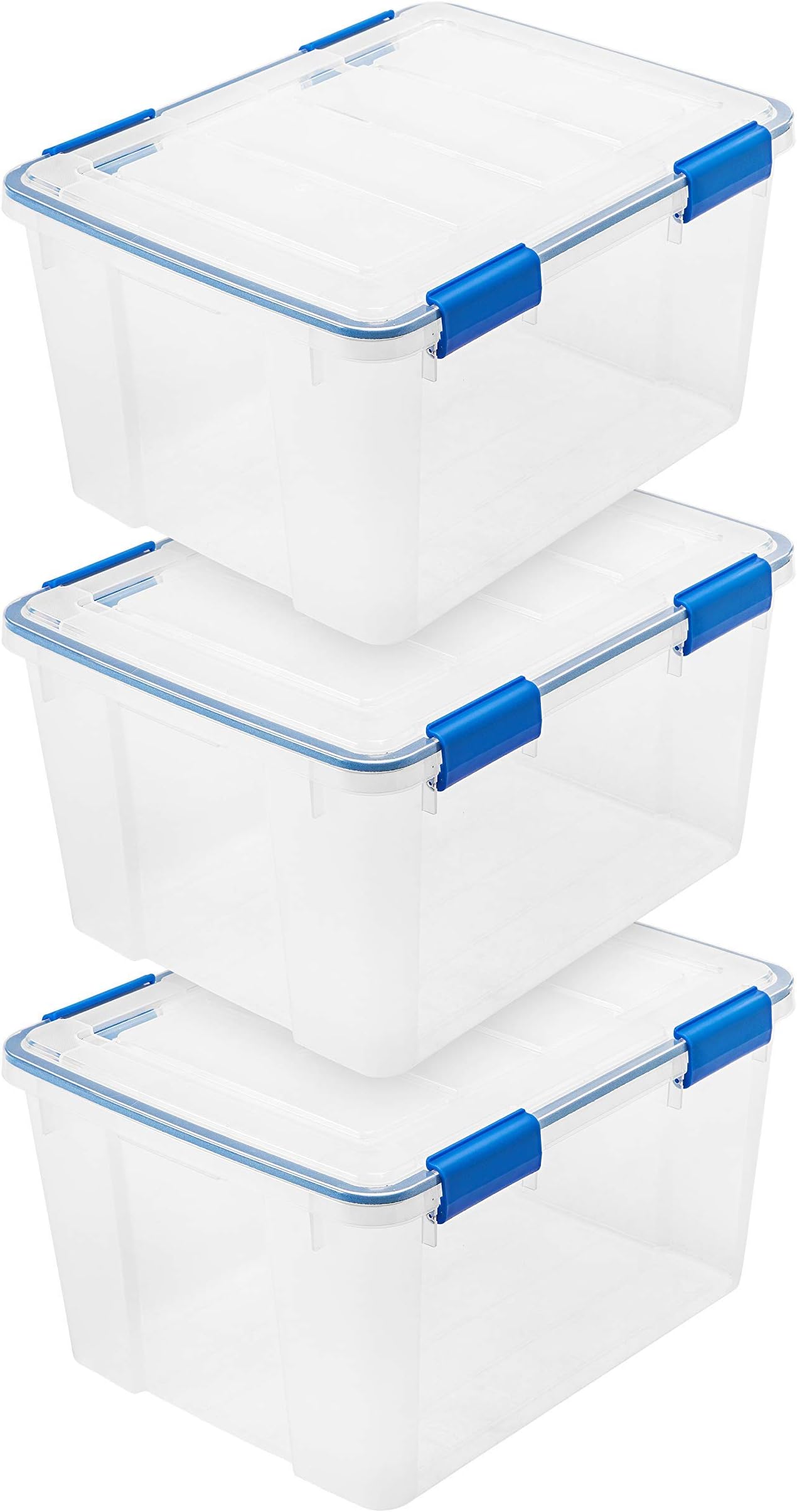 Amazon.com: Ezy Storage IP67 Rated 50 Liter Waterproof Plastic Storage ...