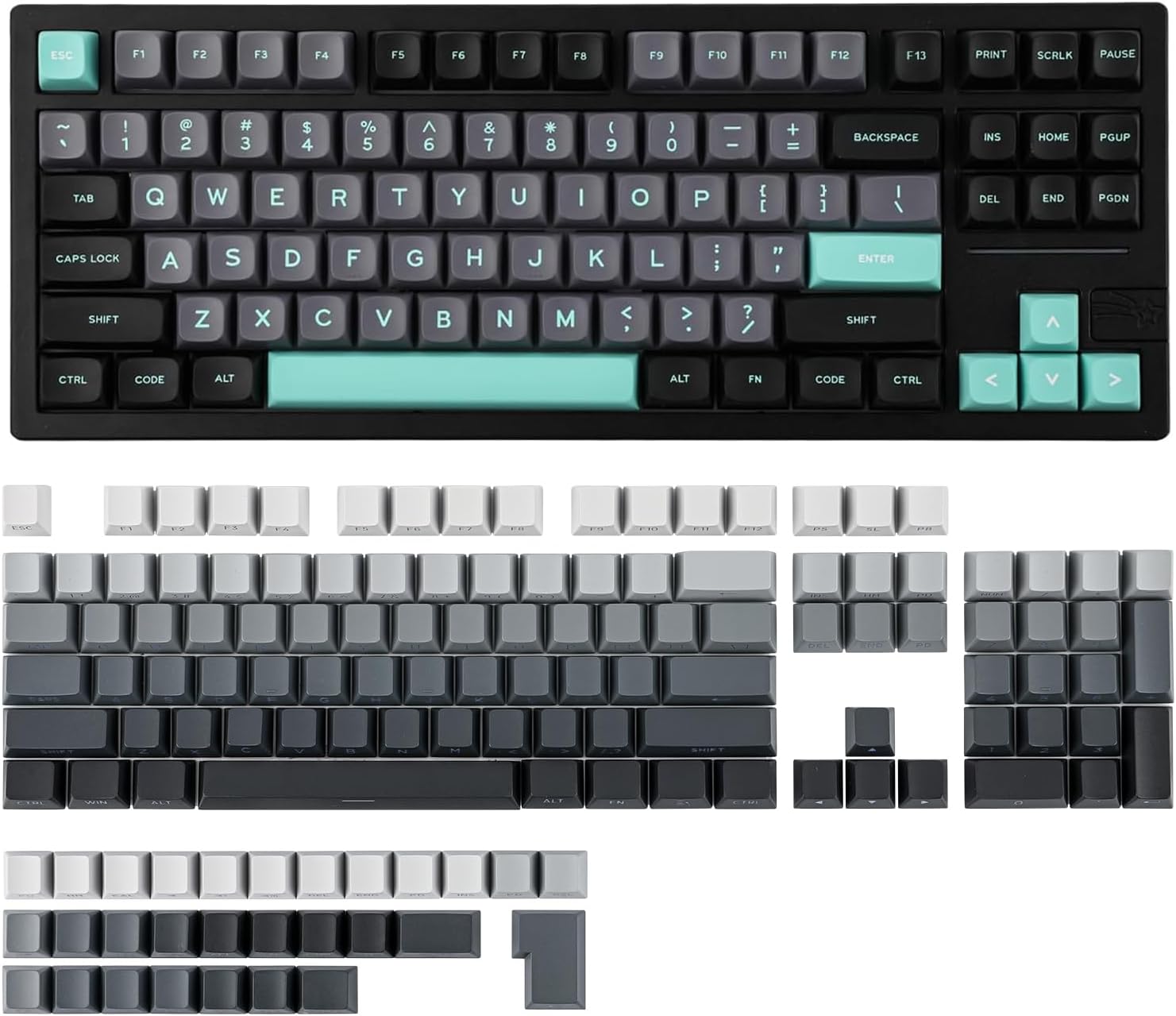 Amazon.com: EPOMAKER x Feker Galaxy80 Aluminum Alloy Wired Gaming ...