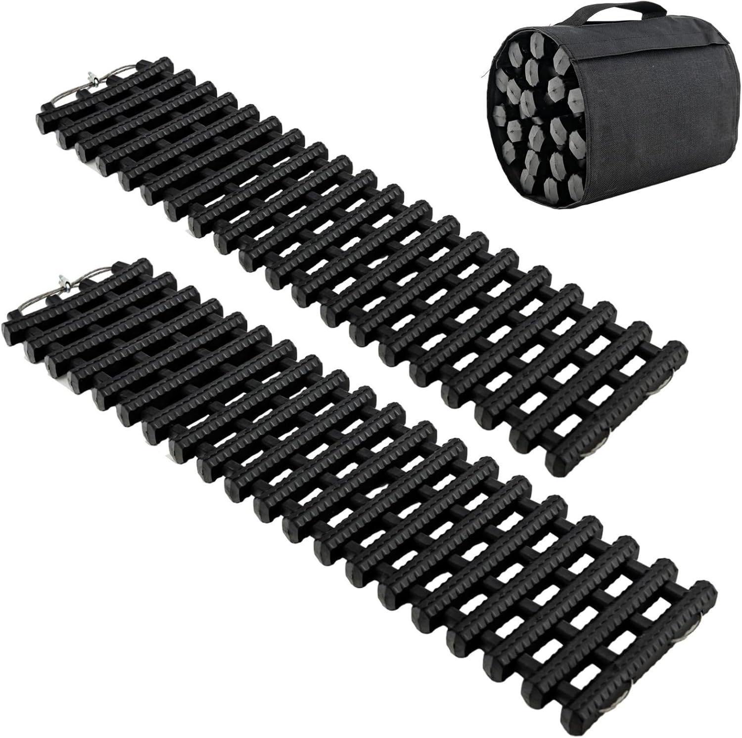 GiantexUK 2PCS Traction Mats, 33.5"/39.5" Tire Recovery Track Pad Roll ...