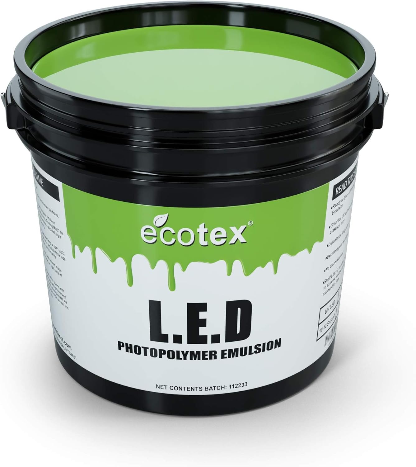 Amazon.com: Ecotex® L E D Green Screen Printing Emulsion (Quart - 32 oz ...