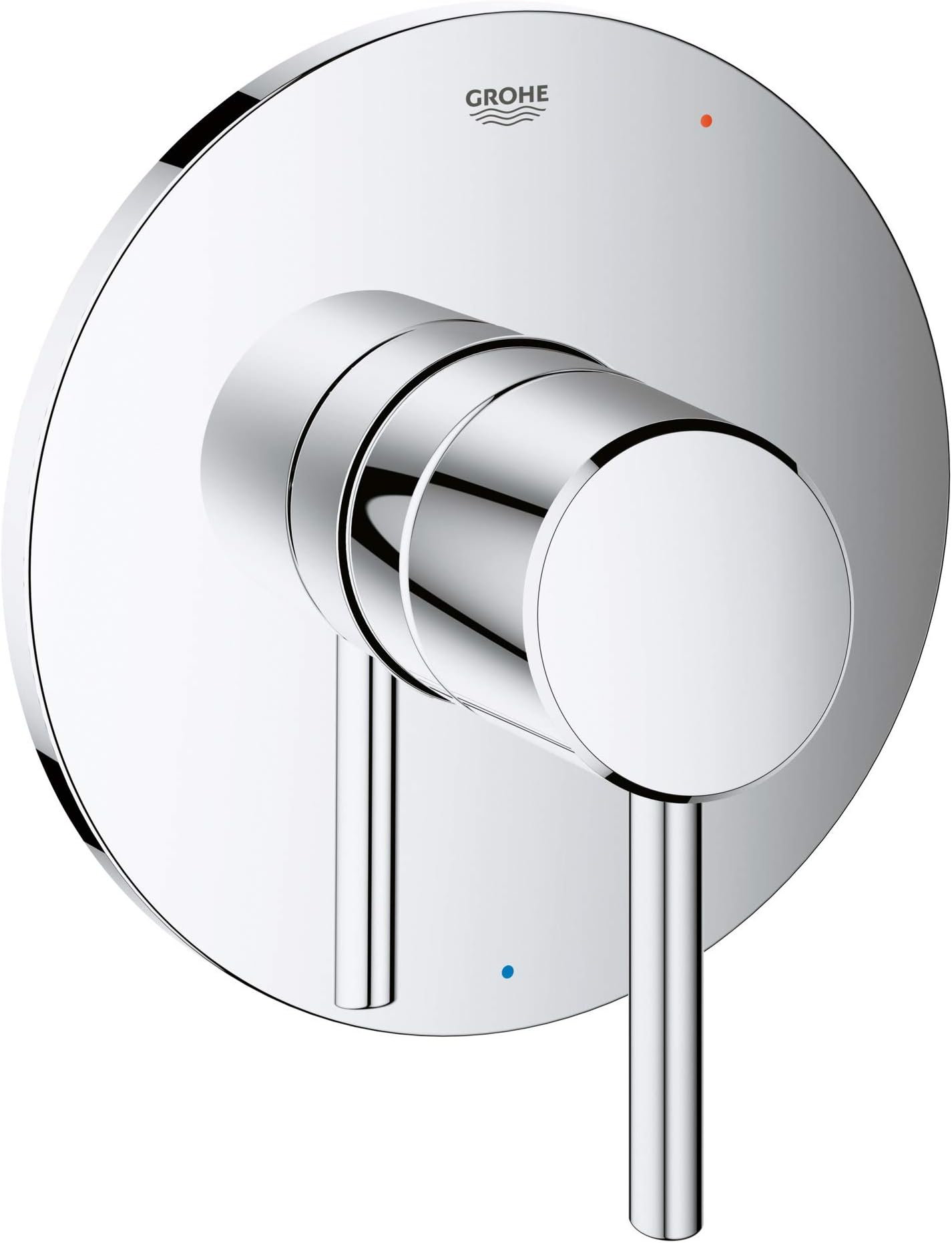Grohe 19457001 Concetto Pressure Balance Valve Trim, Starlight Chrome ...