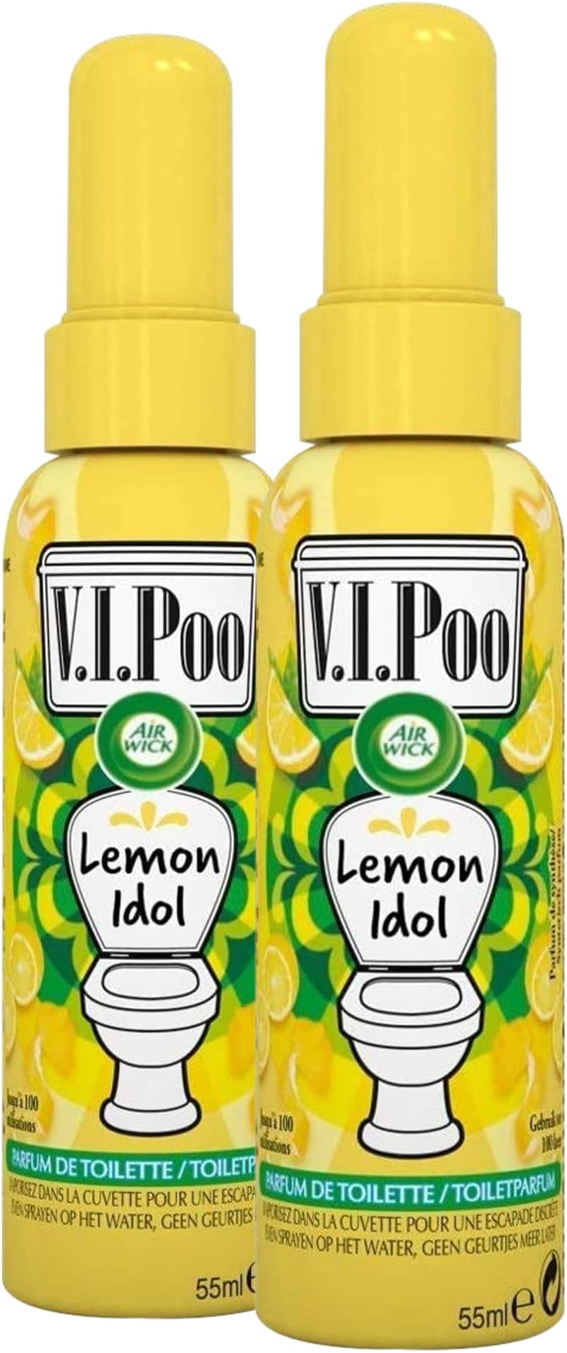 Amazon.com: Air Wick V.I.P. Pre-Poop Toilet Spray, Up to 100 uses ...