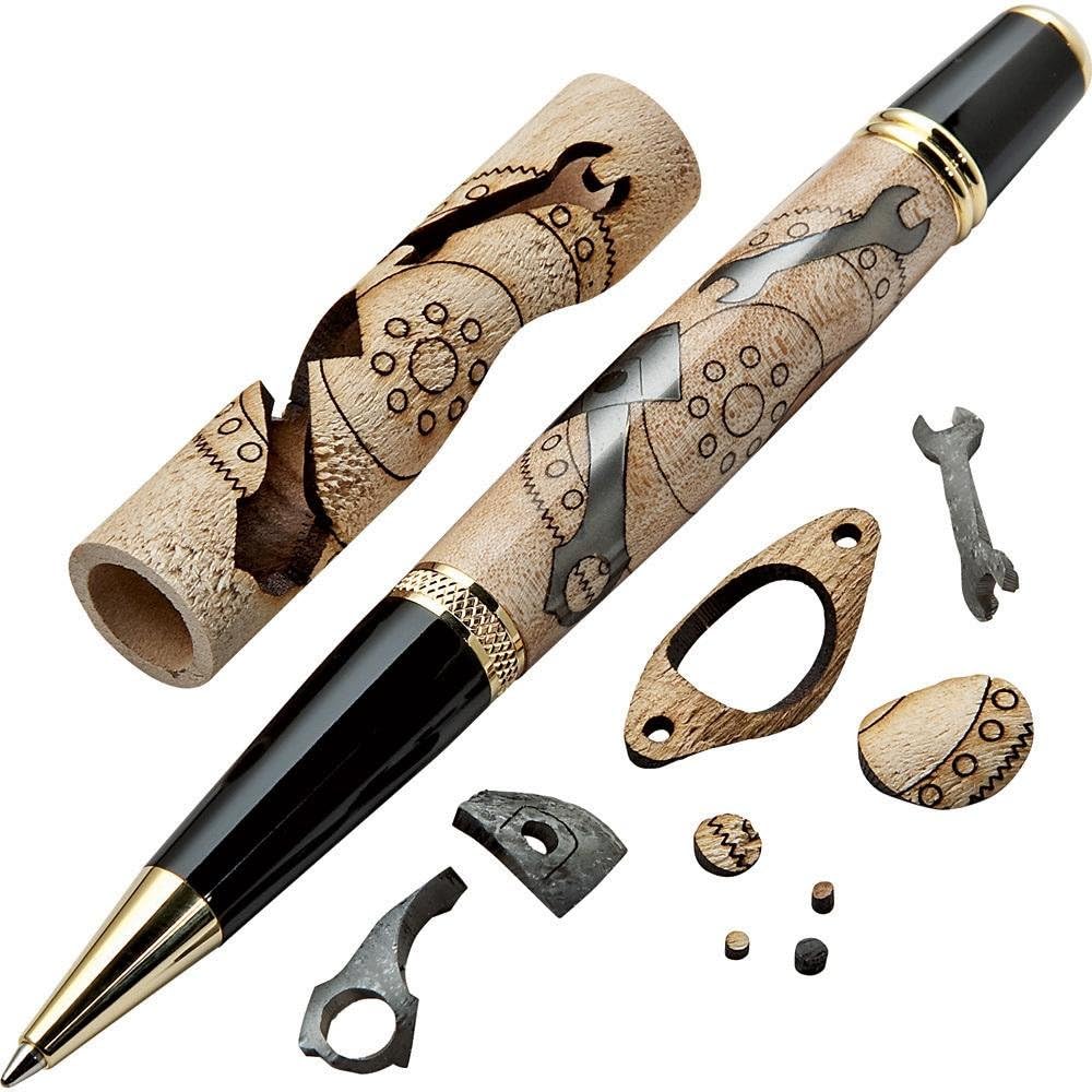 Fire & Rescue Laser-Cut Inlay Pen Blank - Woodworking Project Kits ...