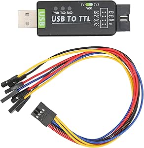 Amazon.co.jp: USB to TTL Converter、3つのLEDインジケーターUSB to TTL Transverter ...