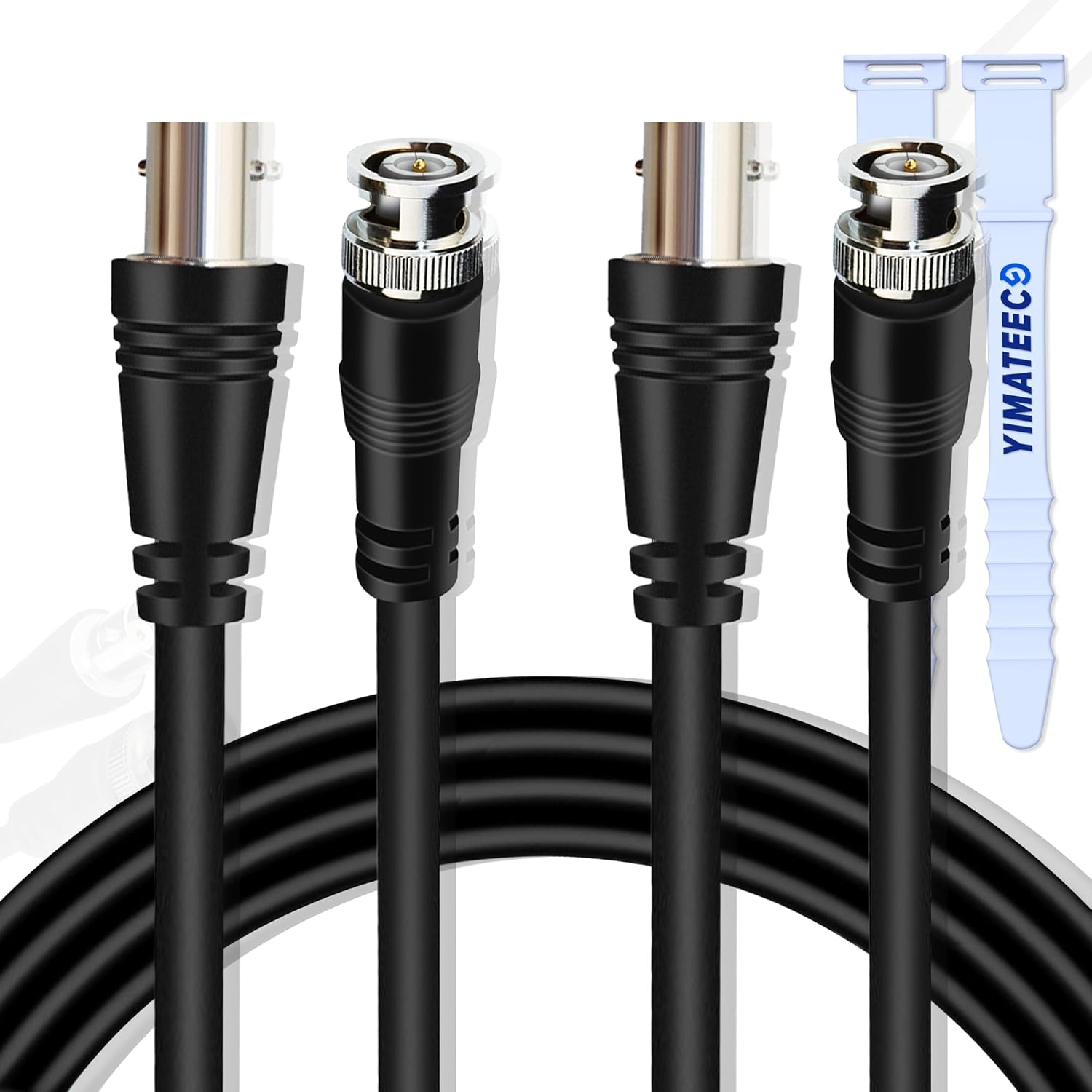Amazon.com: YIMATEECO BNC Cable CCTV Video Power Cable Extension Lead ...