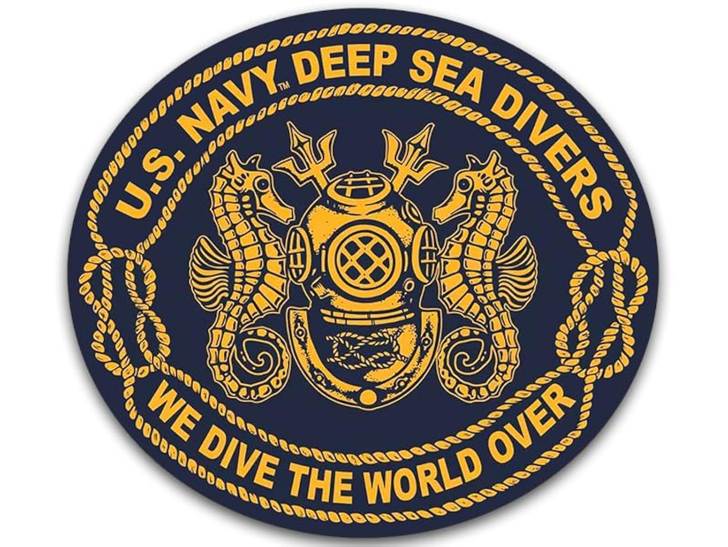 Navy Diving Logo Innovative Scuba Embroidered "Professional" Mark V