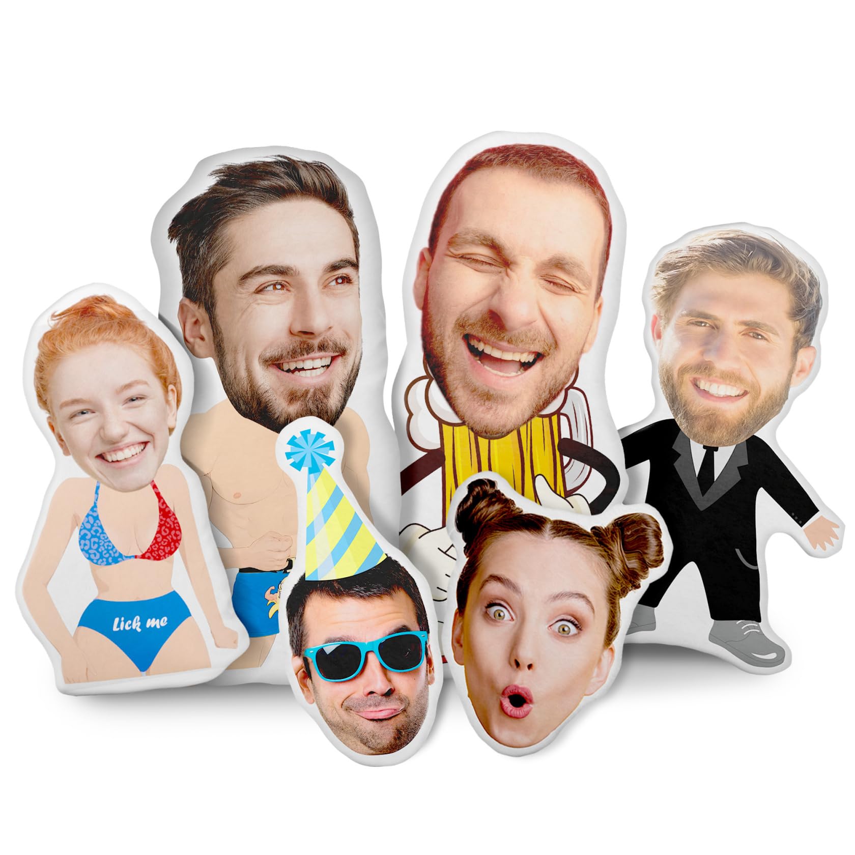 Amazon.com: TESFANS Custom Funny Face Pillow - Personalized Photo ...