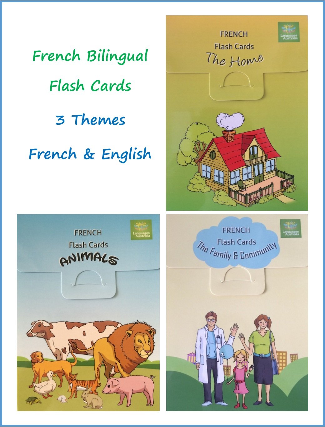 Amazon.com: French e-Flash Cards: 75 Cards! 3 themes. Bilingual: The ...