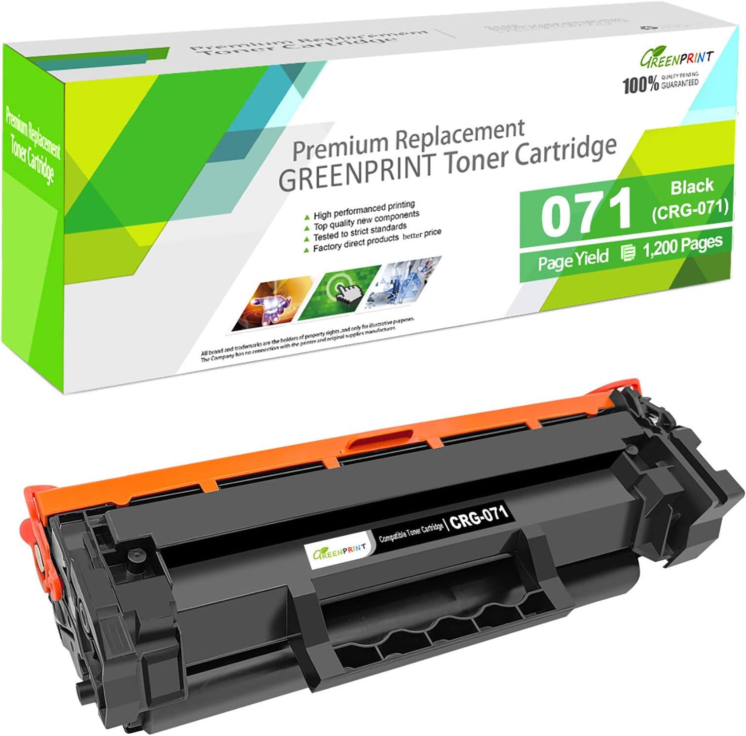 Amazon.com: 071 CRG 071 CRG-071 Compatible Toner Cartridge Standard ...