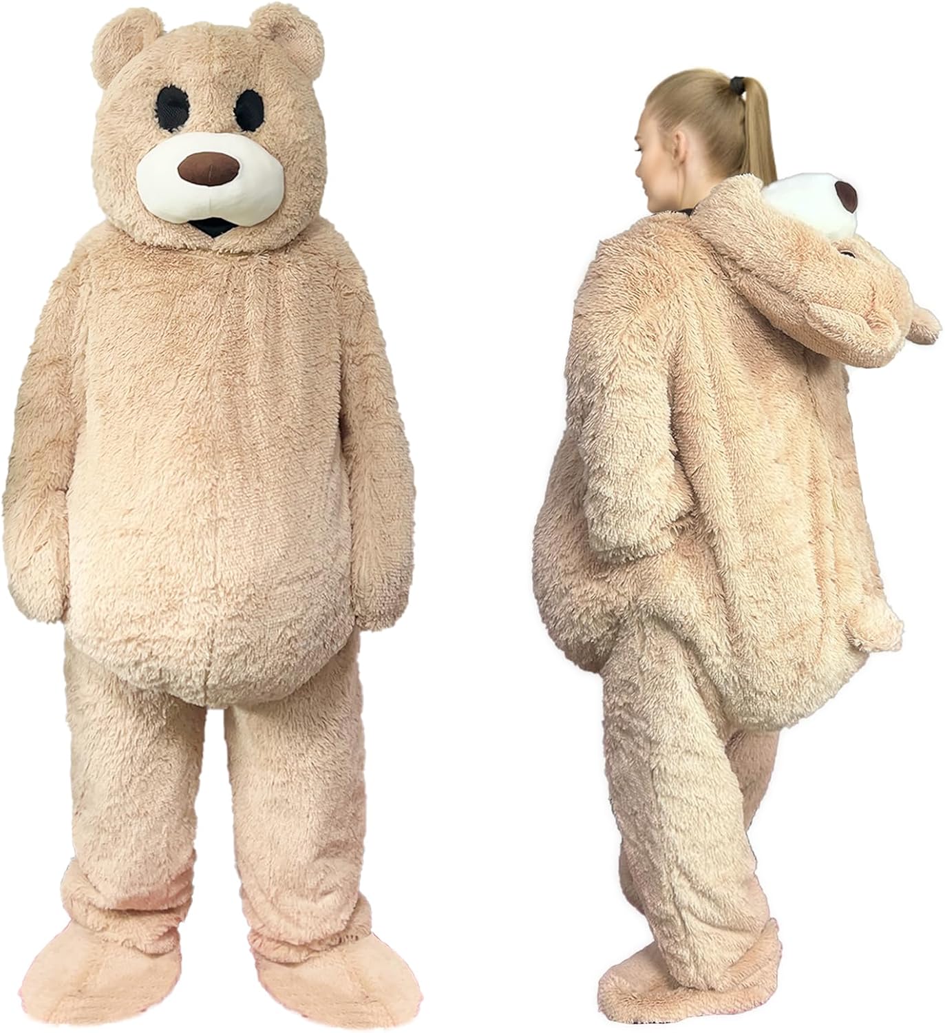 Amazon.com: Erkangsm Bear mascot costume, dancing bear costume, giant ...