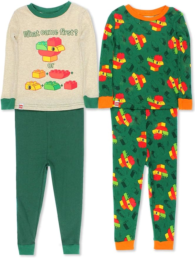 Amazon.com: LEGO Duplo Chicken Toddler Boys 2fer 4 piece Long Sleeve ...