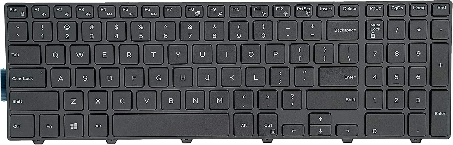 WISTAR Laptop Keyboard Compatible for Dell INSPIRON 15 3000 3559 3565 ...
