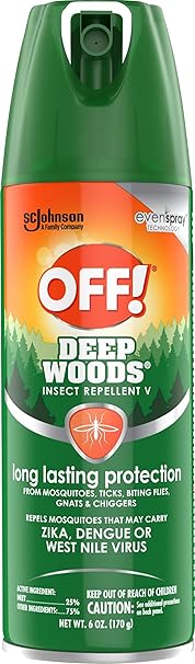 Amazon.com: OFF! Deep Woods Insect Repellent, 6 oz Aerosol Spray ...