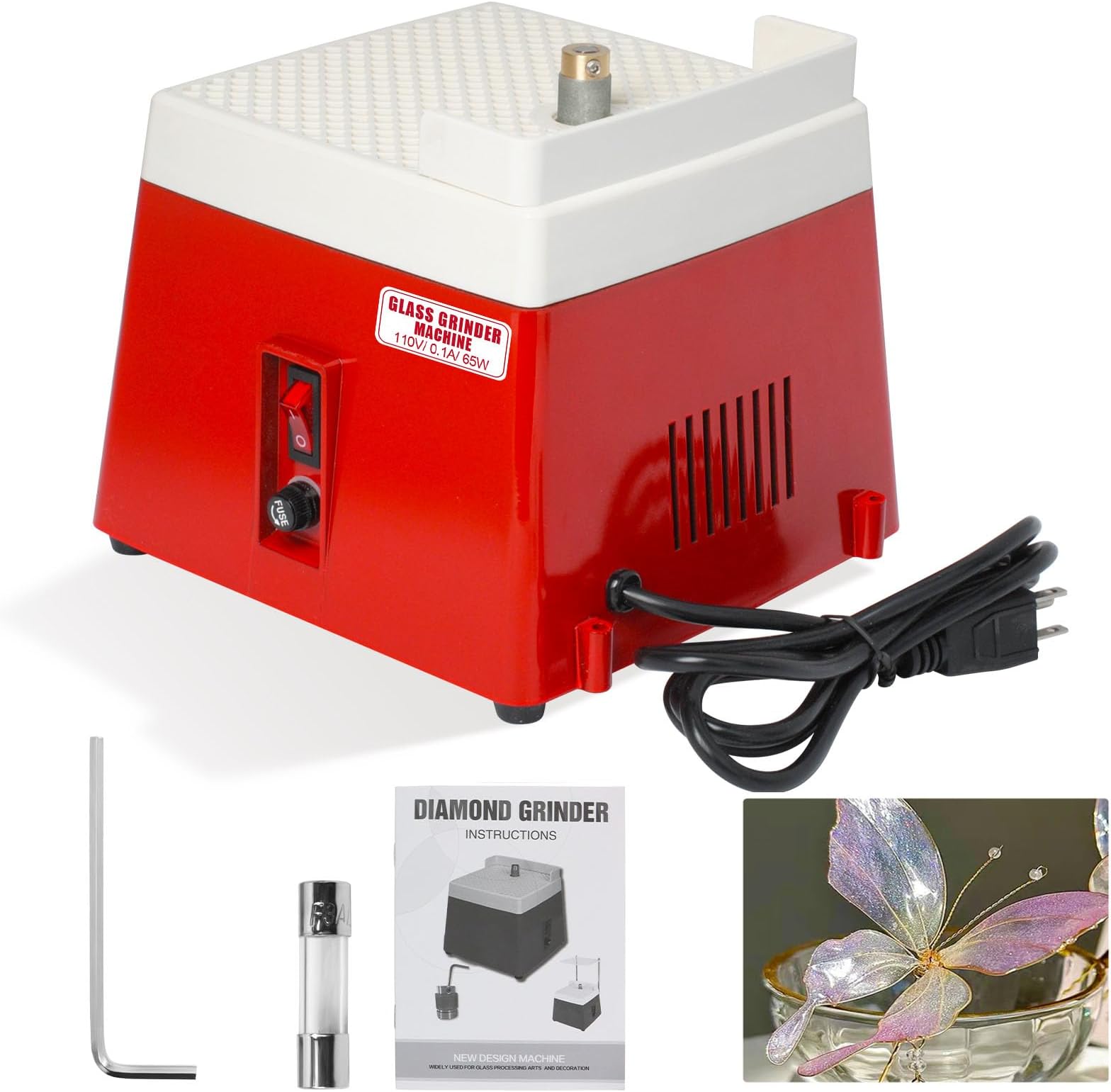 Stained Glass Grinder, Mini Stained Glass grinder machine, Includes 5/8 ...