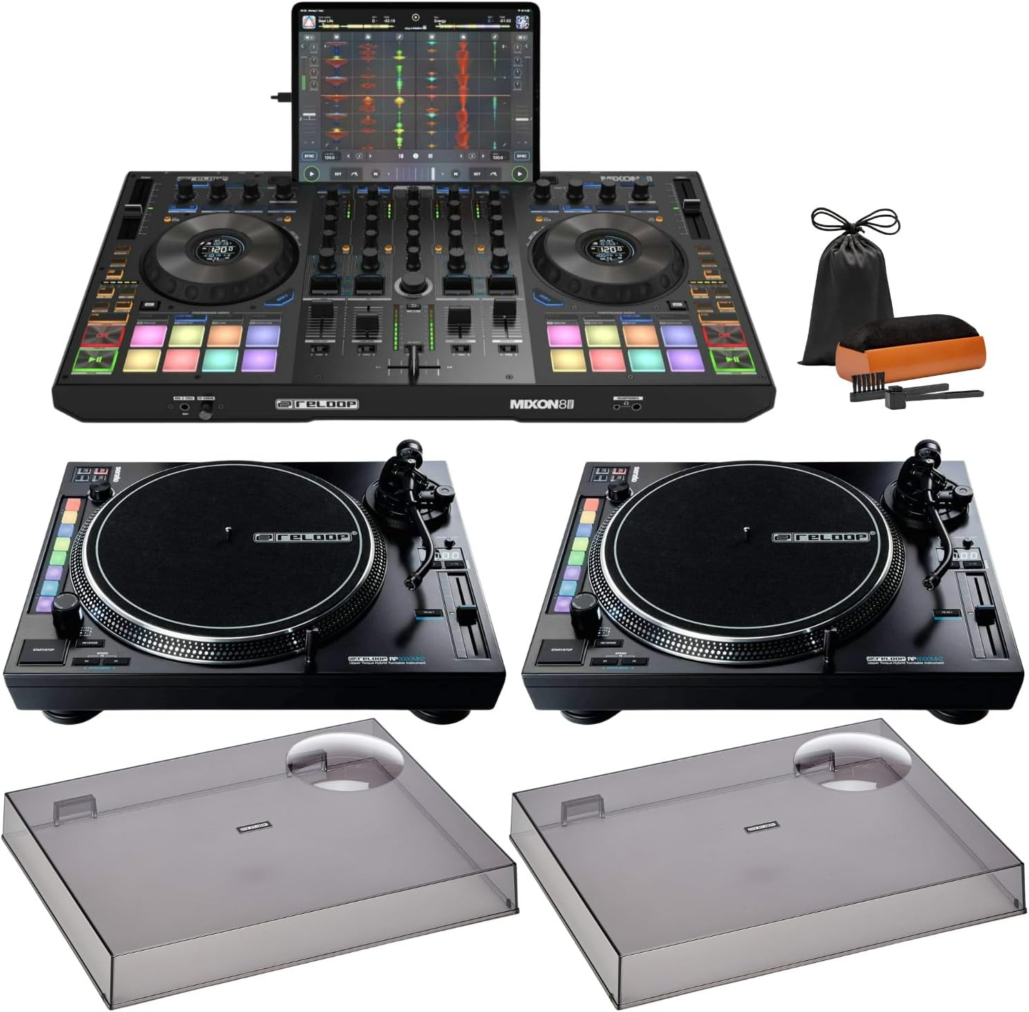 Amazon.com: Reloop Mixon 8 Pro 4-Channel DJ Controller for Serato DJ ...