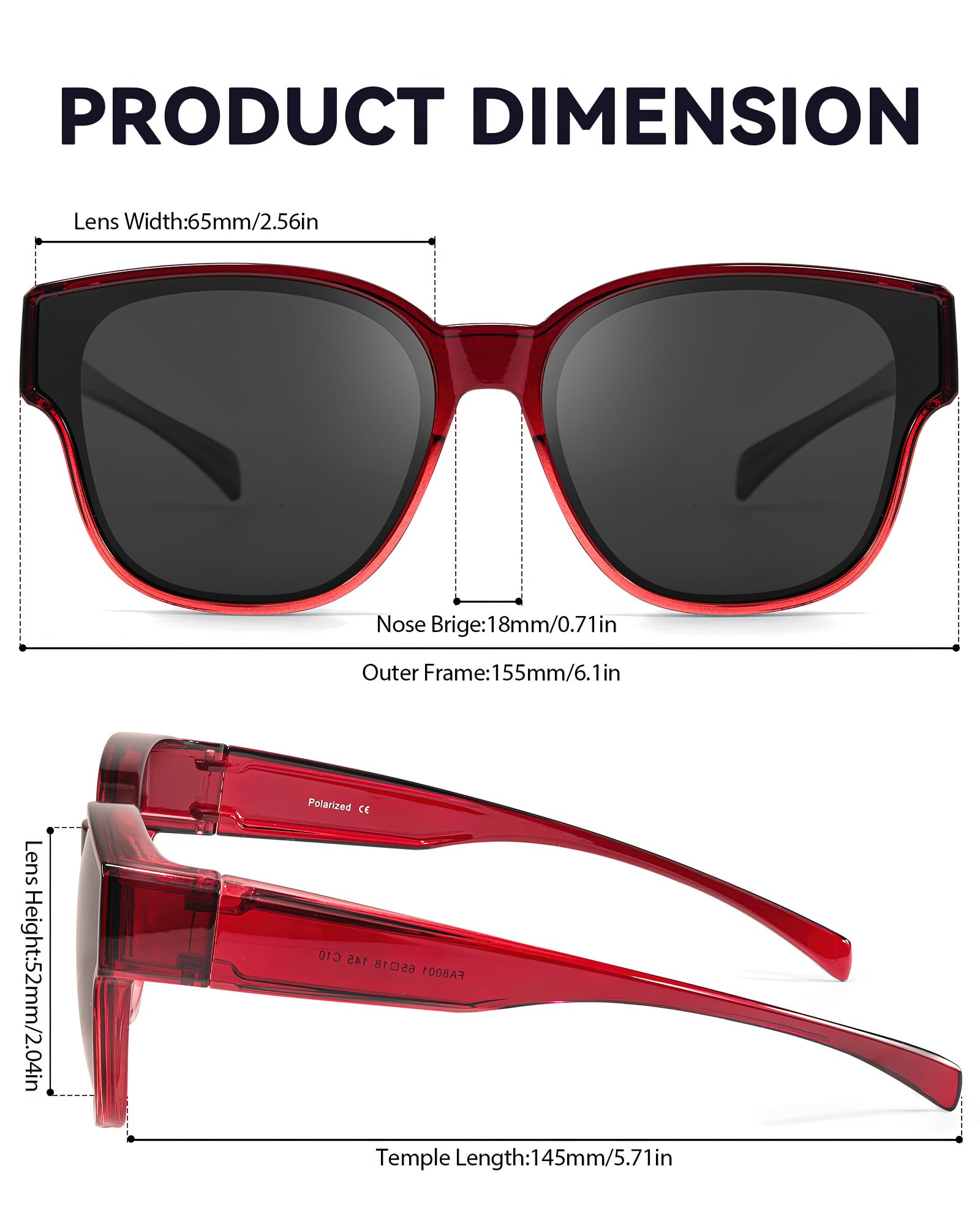 Snapklik.com : Fit Over Glasses Sunglasses For Women To Wear Over ...