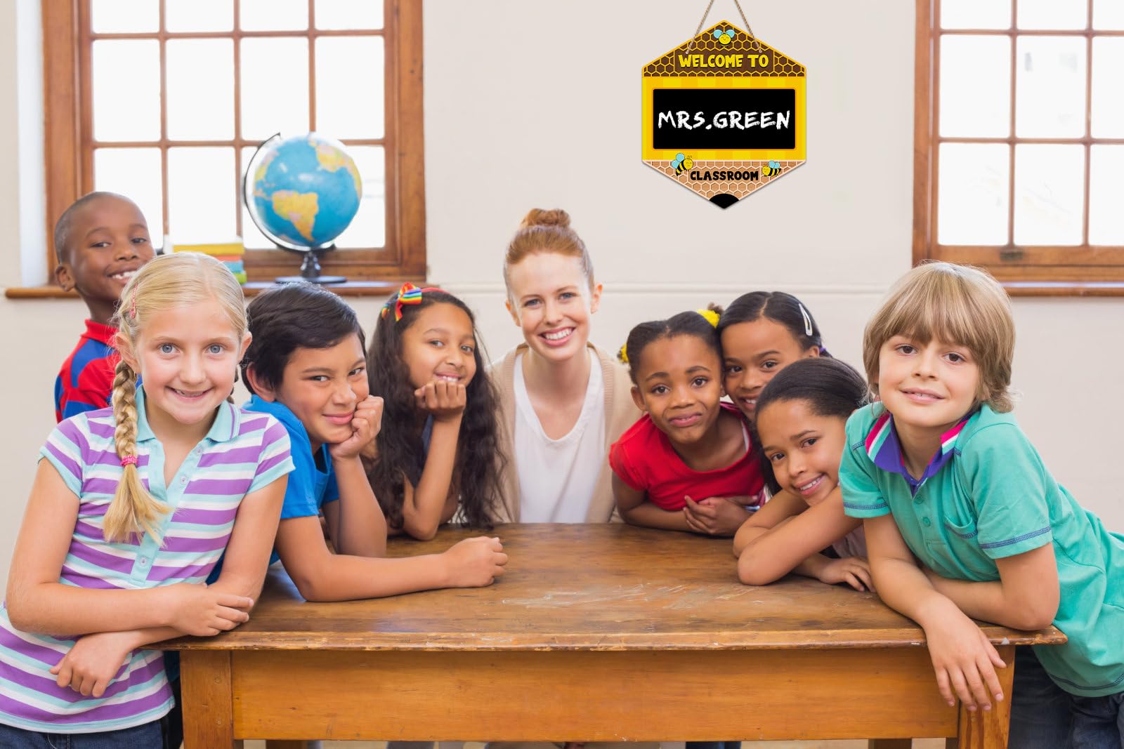 Snapklik.com : Personalized Welcome Door Sign For Classroom Decorations ...