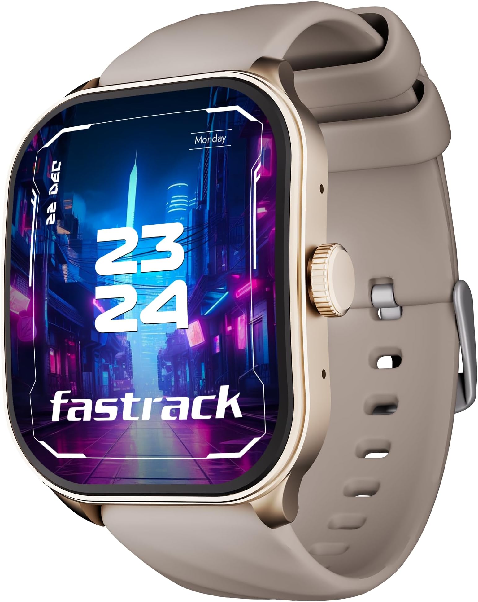 Fastrack FS1 Pro Smartwatch|1.96" Super AMOLED Arched Display with High ...