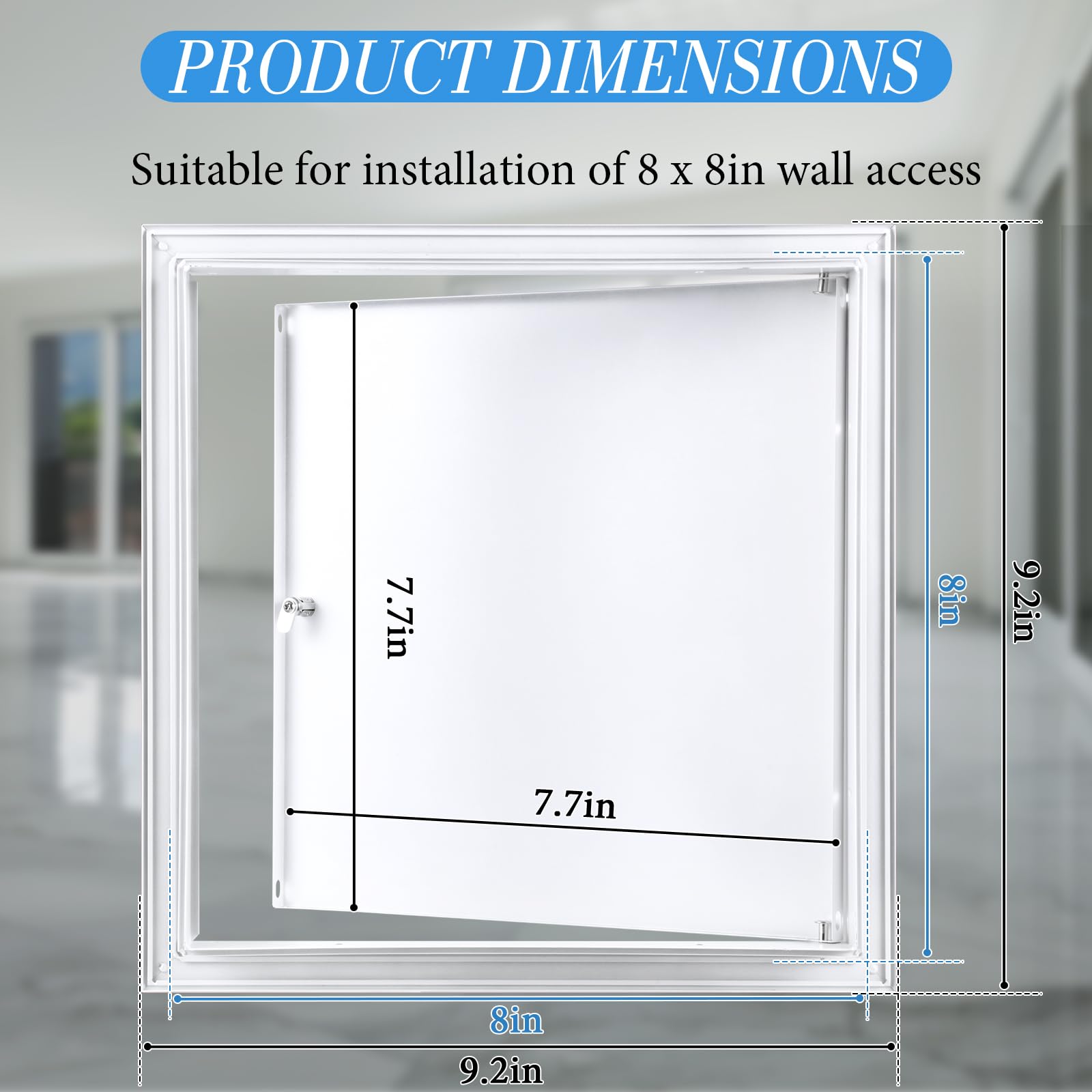 Snapklik.com : Gisafai 8 X 8 Inch Metal Access Panel For Drywall ...