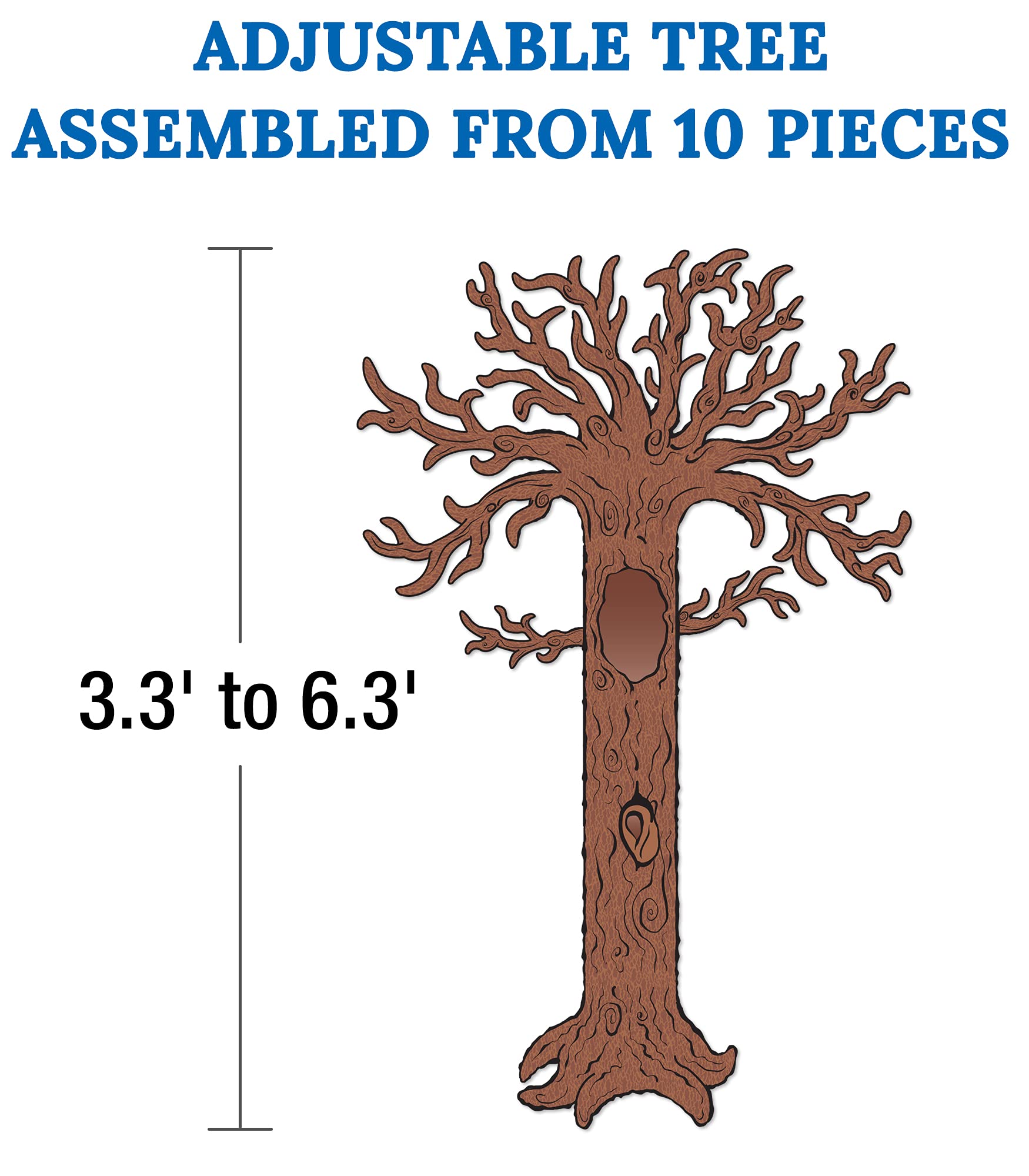 Carson Dellosa Adjustable Tree Bulletin Board Set—Large Tree Cutout ...
