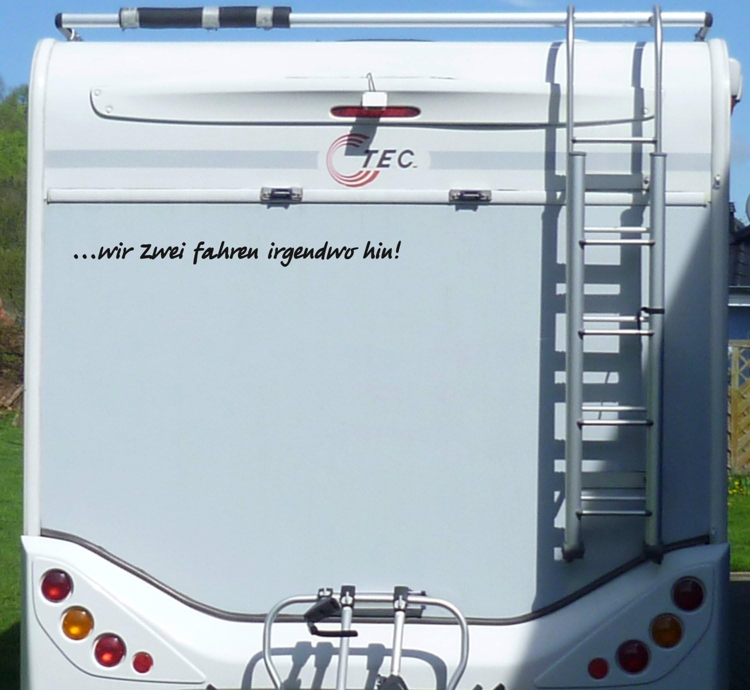 Pegatina Promotion Wohnwagen Aufkleber Wir verprassen das Erbe unsere ...