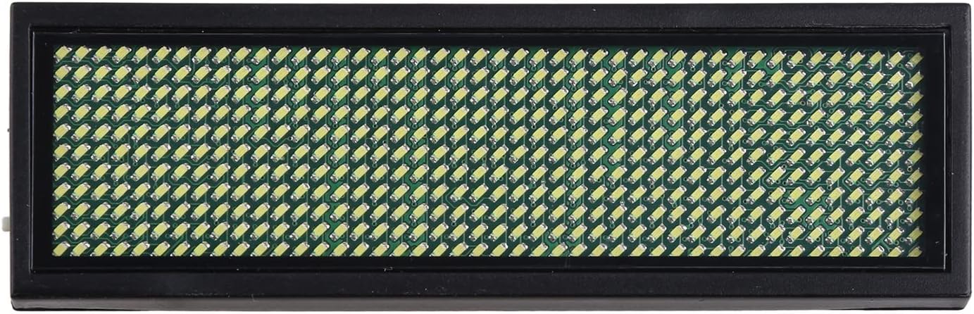 Amazon.com: CATSELURRY Led Name Tag LED Mini Digital Name Message Badge ...