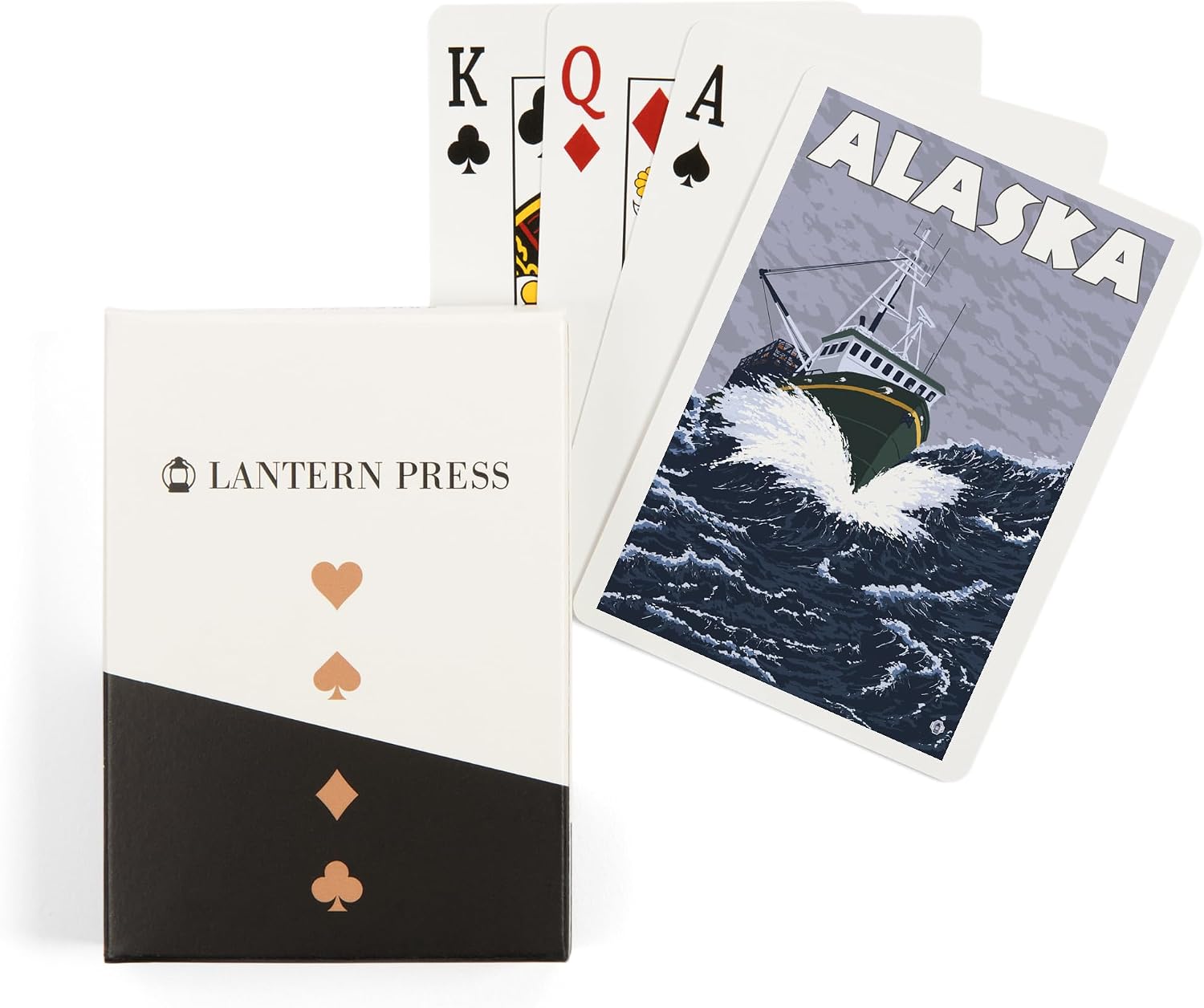 Amazon.com: Lantern Press Alaska, Crab Boat (52 Playing Cards, Poker ...