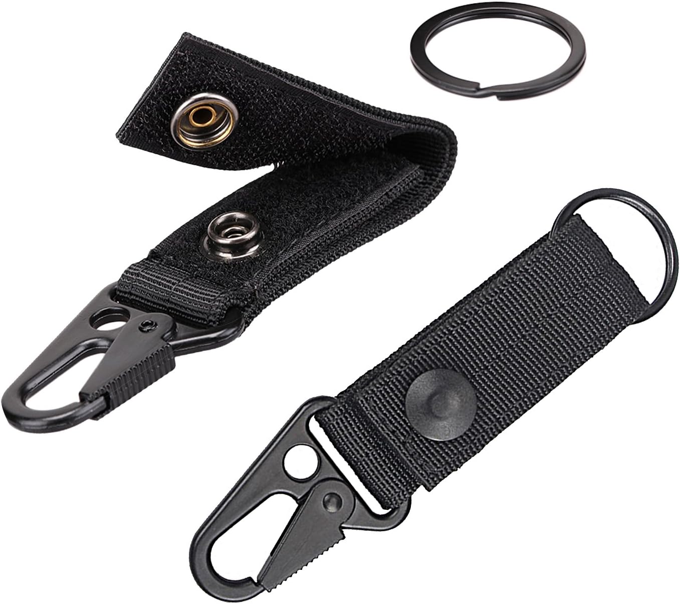 XTACER 1.5in Tactical Molle Key Ring Gear Keeper Keychain Snap Secure ...