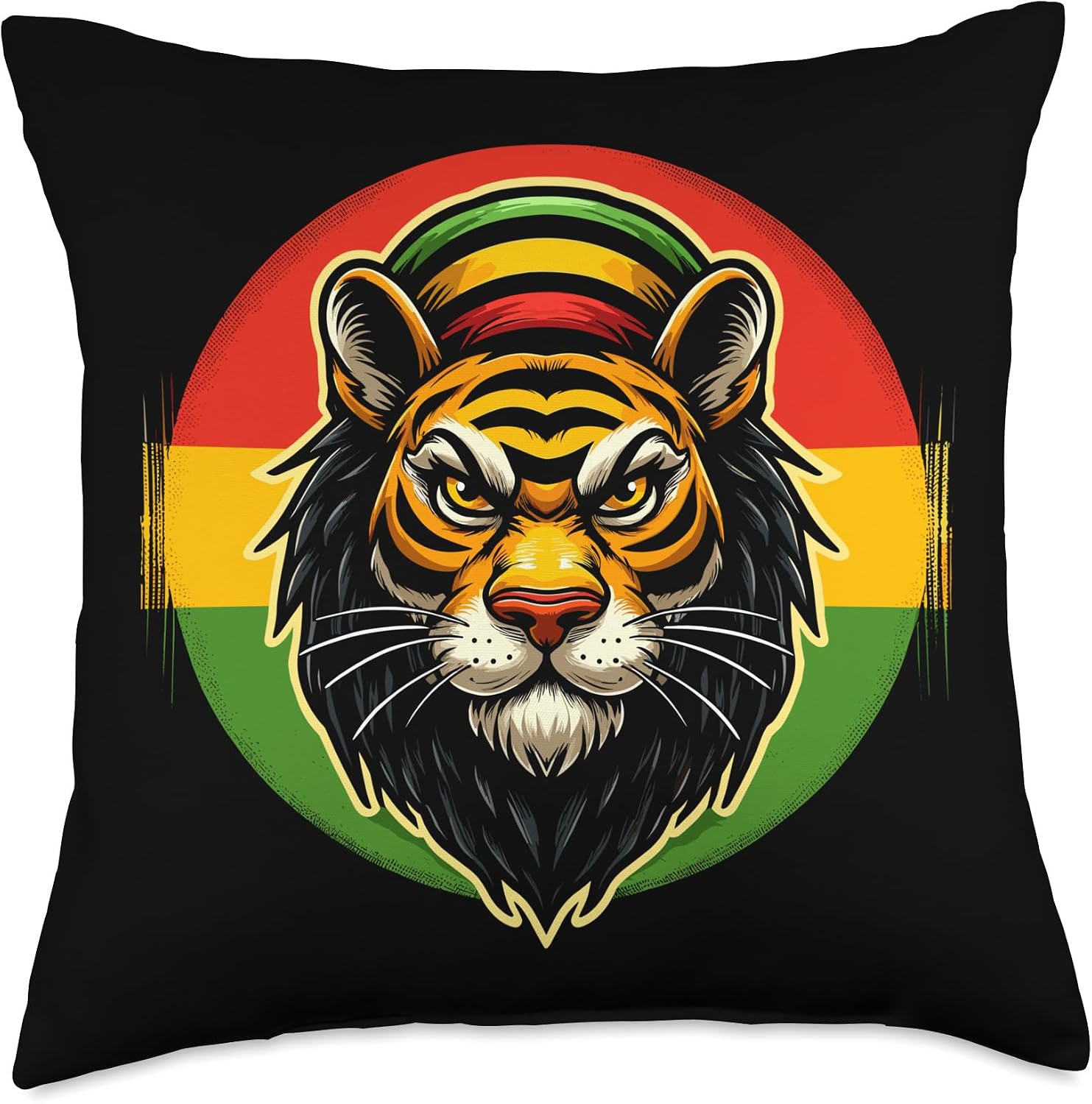 Amazon.com: Rasta Colors Jah African Heritage Ethiopian Flag Reggae ...