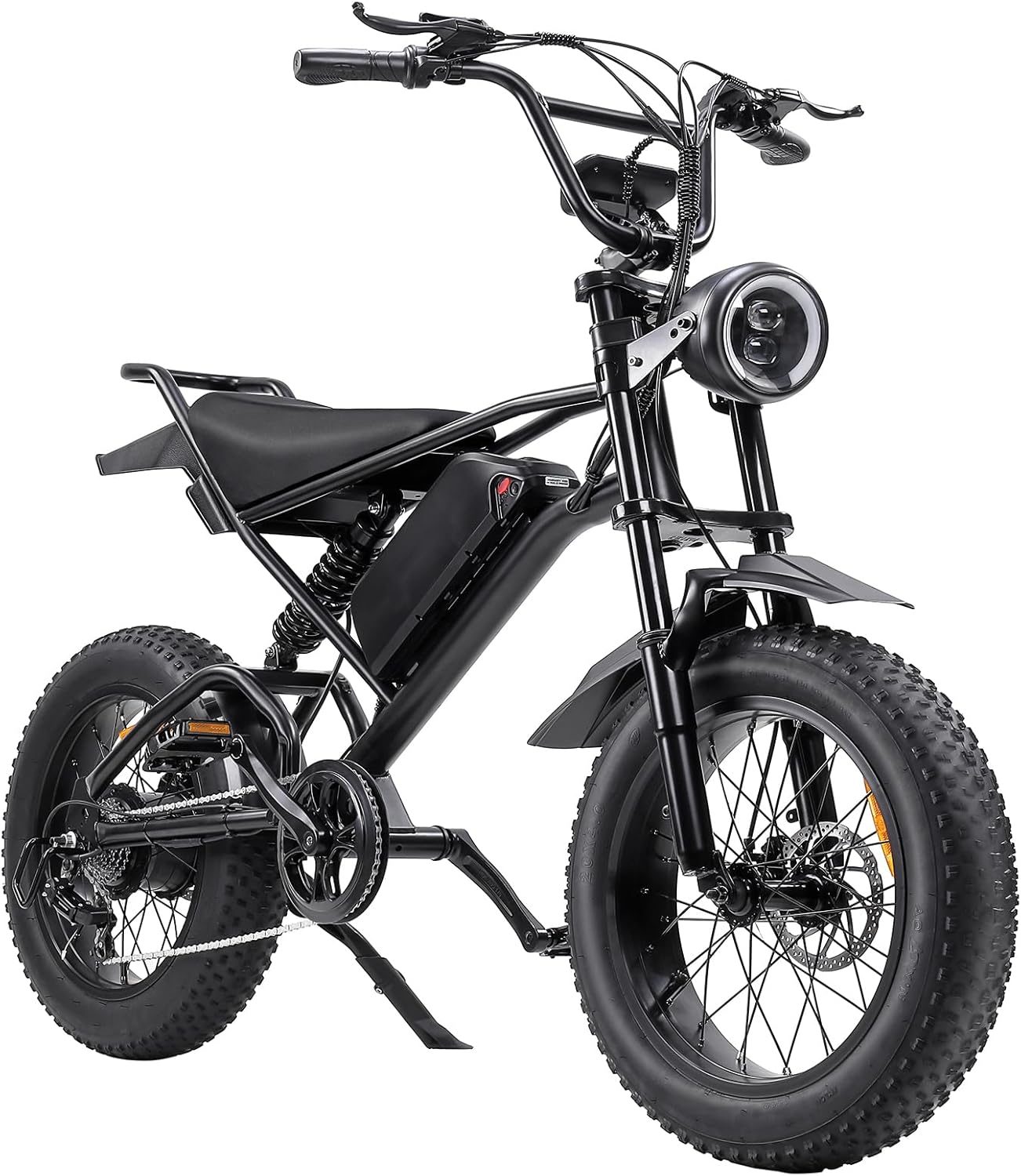 Amazon.com : Fesivalbike 1500W Fat Tire Electric Bike 20" x 4.0" Adult ...