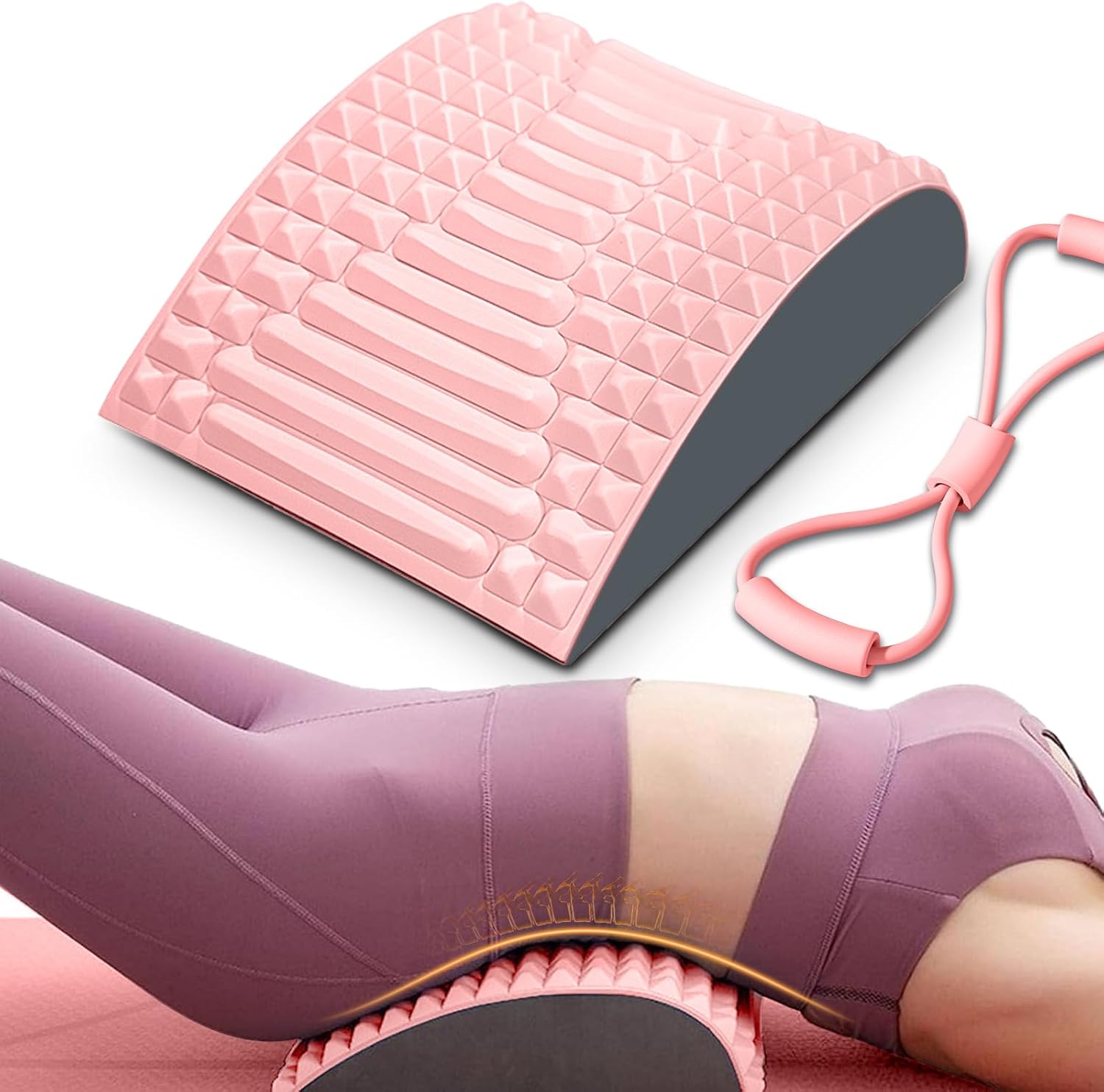 Amazon.com: Acemend Back Stretcher for Lower Back Pain Relief Refresh ...