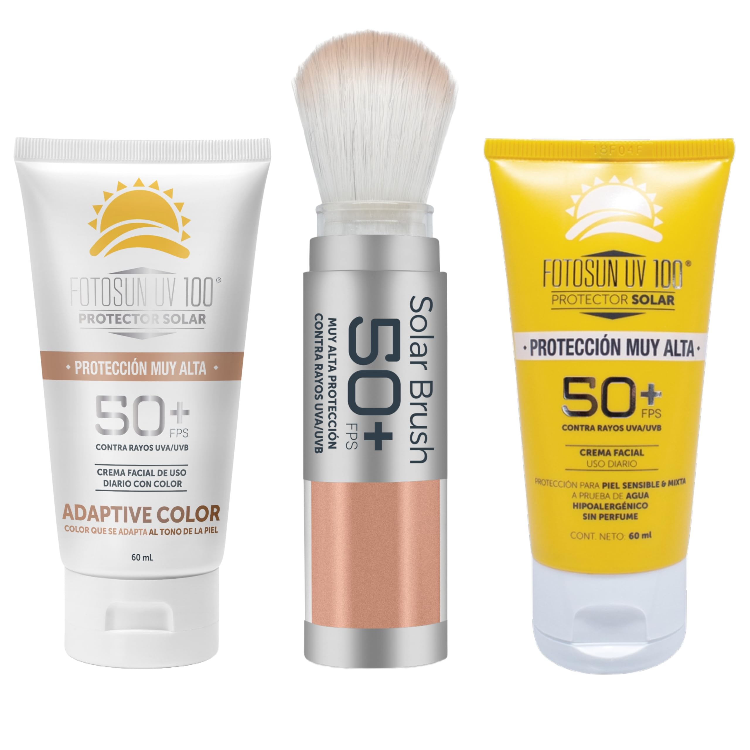 FOTOSUN UV 100 Protector Solar Facial y Corporal Fotoprotector para Todo Tipo de Piel Uso Diario ...