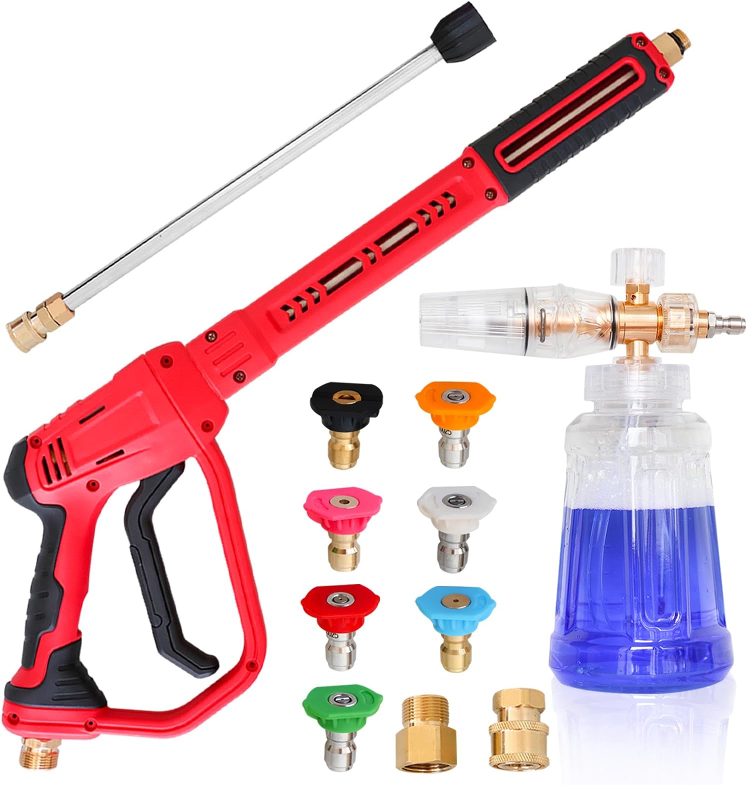 Amazon.com: Selkie Foam Cannon with Pressure Washer Gun, Pressure ...