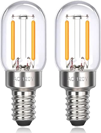 SCNNC E12 Bulb Salt Lamp Bulbs 15W 120V Small Light Bulb Night Light ...