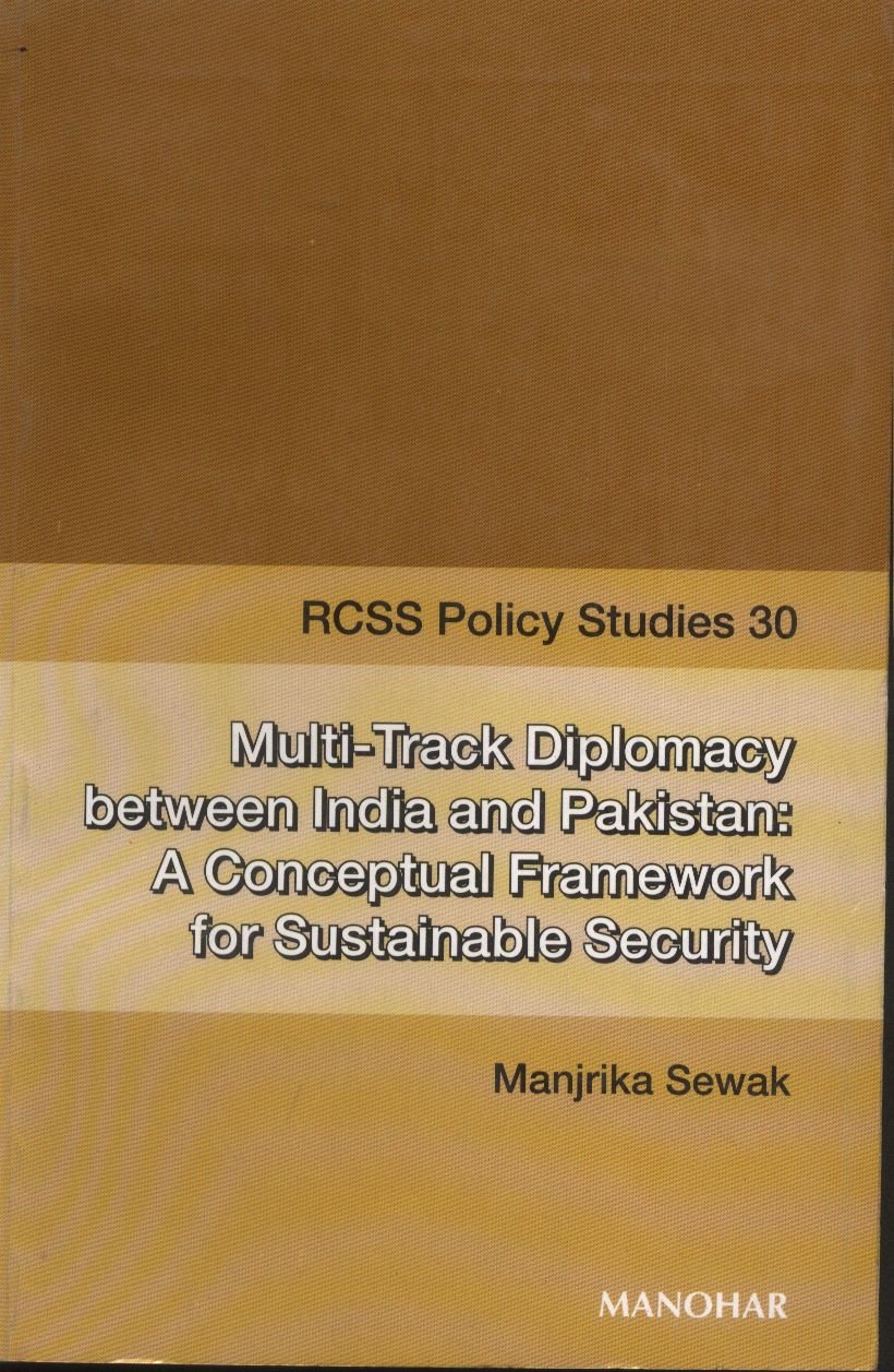 Buy Multi-Track Diplomacy Between India & Pakistan: A Conceptual ...
