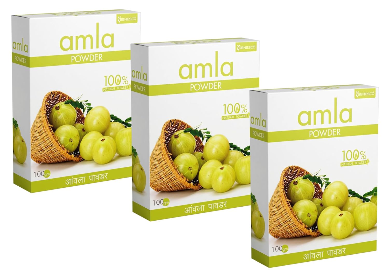 Senesco Amla Powder For Hair Growth 100% Pure & Natural (300 Grams ...