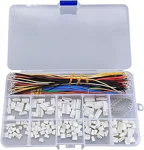 Amazon.com: GH1.25 Connectors and Pre-Crimped Silicone Cables Compatible with JST GH 1.25mm ...