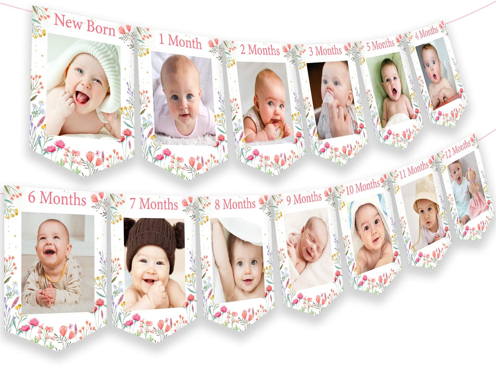 Amazon.com: Little Wild flower High Chair Banner - Girls Wild One 1st ...