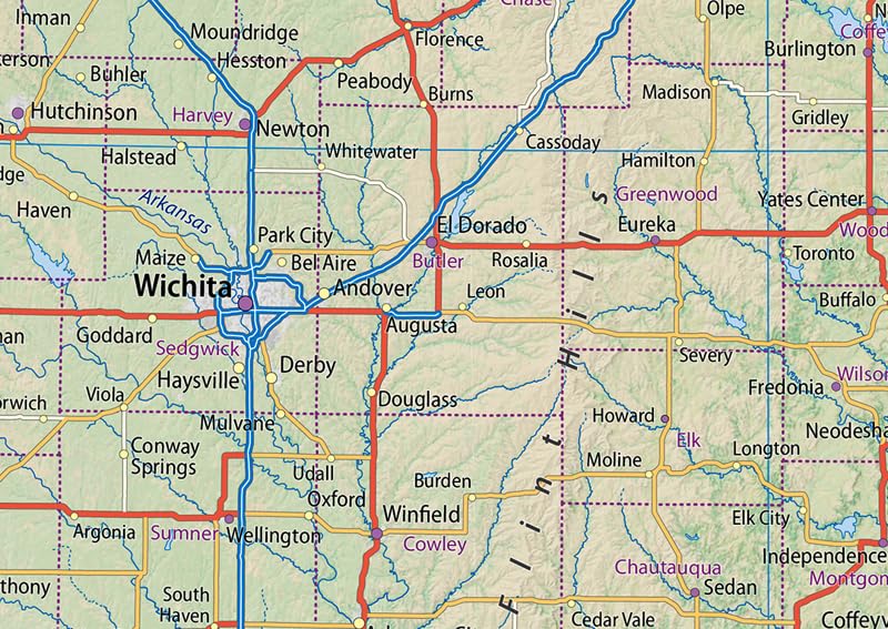 Leon Ks Map