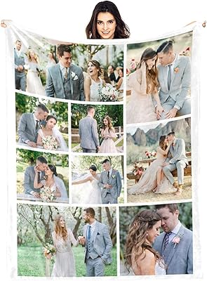 Amazon.com: Yoke Style Custom Photo Blankets, Custom Gifts for ...